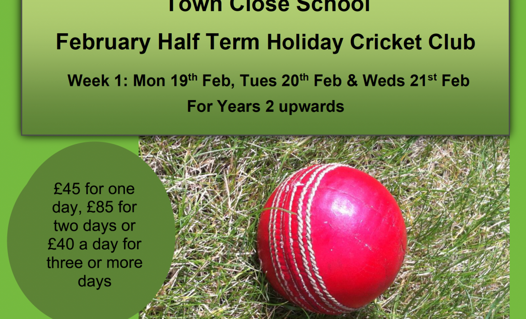 Half-term holiday clubs - Swardeston Cricket Club